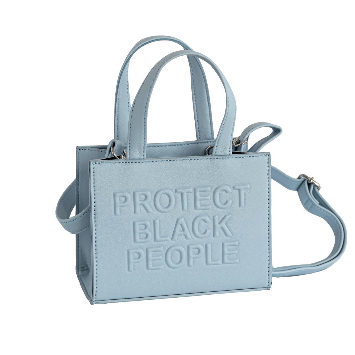 PBP - Vegan Leather Mini Bag (Powder Blue) | CISE